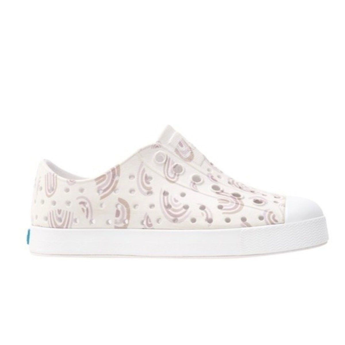NATIVE - Jefferson - Barely Flax Rainbow – Two Giraffes Children's Footwear